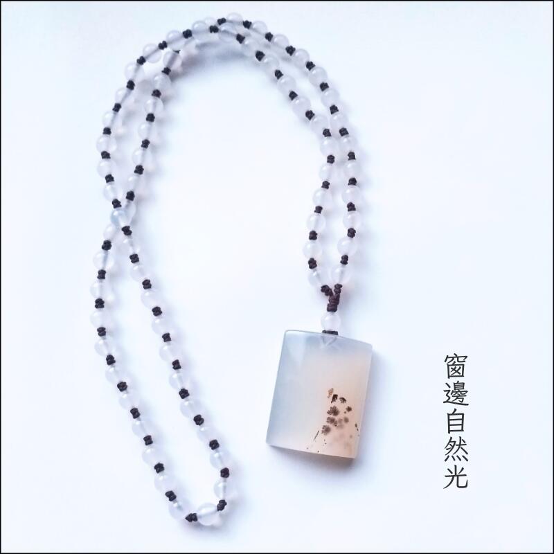 全新收藏 天然飄花海洋玉髓 吊墜 松花瑪瑙 玉墜 無事牌 項鍊 珠鍊 中國風古典飾品 漢服古裝 旗袍配飾 生日禮 幸運物 露天市集 全