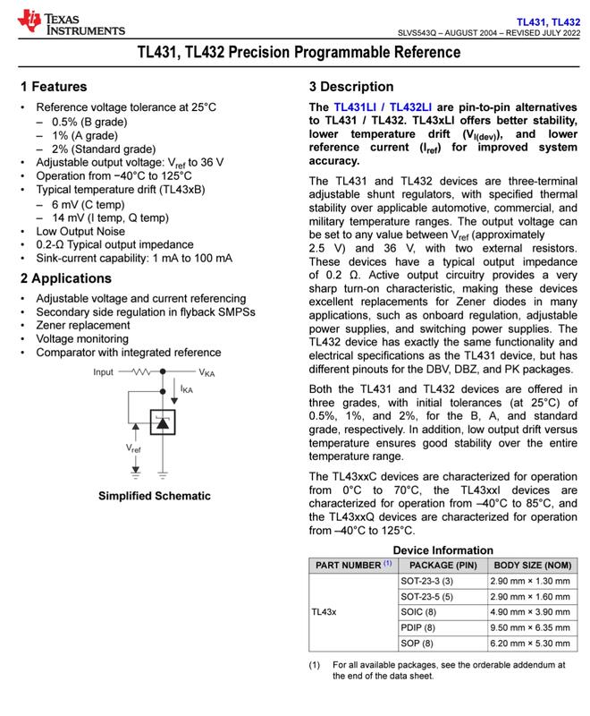 TL431ACDBZR TI IC VREF SHUNT ADJ 1% SOT23-3 | 露天市集 | 全台最大的網路購物市集
