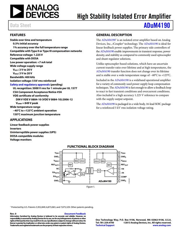 ADUM4190ARIZ ADI 隔離器、誤差放大器 IC 並聯穩壓器、線性電源供應器、逆變器、UPS 16-SOIC | 露天市集 | 全台 ...