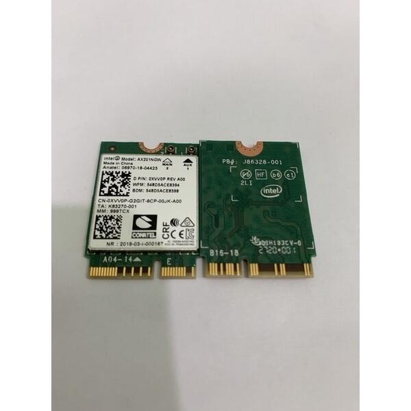 Intel Wi-Fi 6 AX201 Gig+ 2.4Ghz, 5Ghz (160Mhz) 藍芽版本 5.2 | 露天市集 | 全台最大的 ...