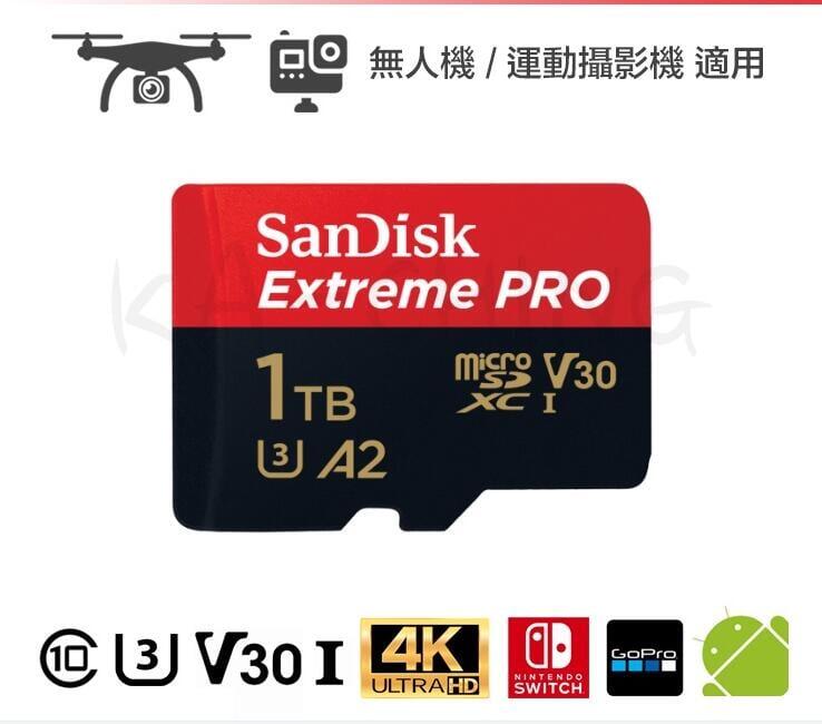 【臺灣保固】Sandisk Extreme PRO 1TB microSDXC U3 Gopro 高速 記憶卡 | 露天市集 | 全台最大的 ...