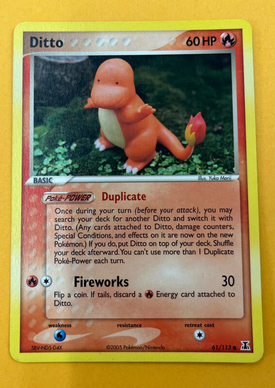 凱蒂卡舖 神奇寶貝寶可夢PTCG Ditto 百變怪噴火龍 61/113 普卡 美版 | 露天市集 | 全台最大的網路購物市集