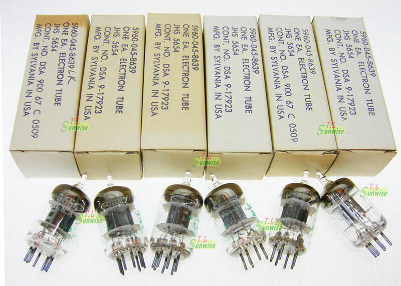 中國 6J1 (NIB︽NO:5091 美國 SYLVANIA JHS 5654 ( 6AK5 ; EF95 真空管一只 | 露天市集 | 全台最大的網路購物市集