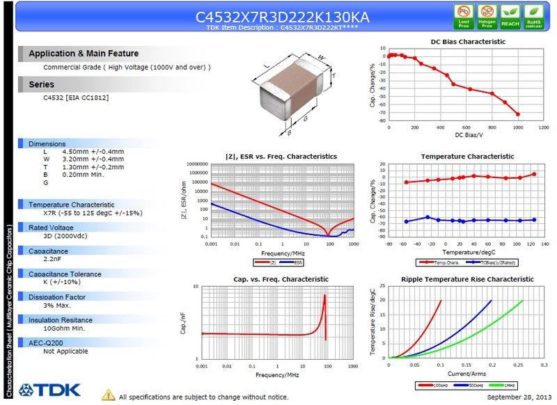 積層電容MLCC (TDK C4532X7R3D222K ) 貼片1812(X7R) 2000V 2200PF ±10% | 露天市集 | 全台最大的網路購物市集