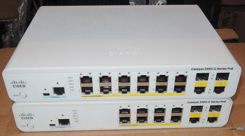 【Monster】 Cisco Catalyst 2960-C WS-C2960C-12PC-L PoE | 露天市集 | 全台最大的網路購物市集