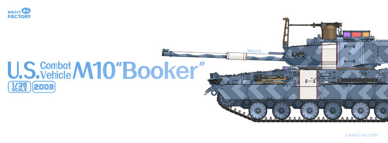 Magic Factory 2008 1/35 M10 戰車 Booker‼️首發贈金砲管‼️ (請先聯繫確認存貨) | 露天市集 | 全台最 ...