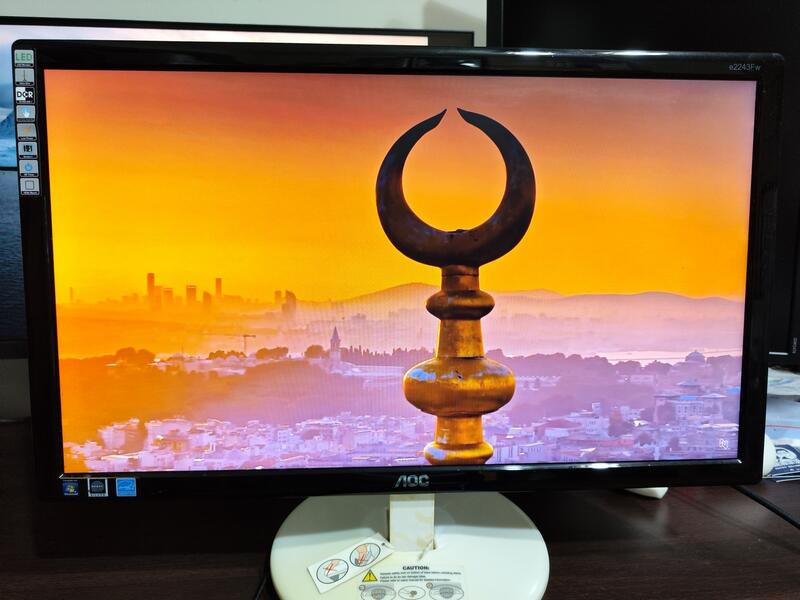 AOC e2243Fw 22 型液晶 LED 顯示器 電腦 螢幕 | 露天市集 | 全台最大的網路購物市集