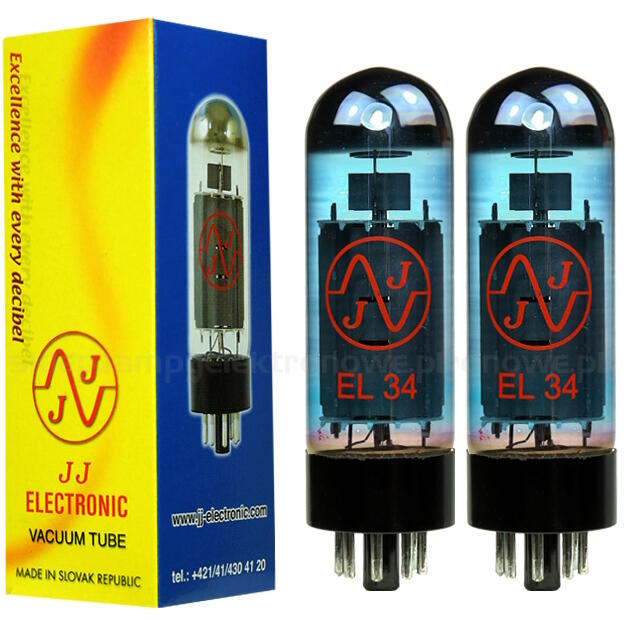 東歐經典升級首選JJ EL34 Sky Blue 頂級藍管 TESLA EL34 6CA7 真空管 二個一組 原廠配 | 露天市集 | 全台最 ...
