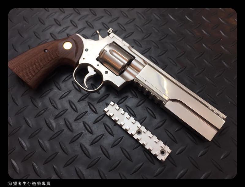 【狩獵者生存專賣】King Arms Python 357 Evil 瓦斯 左輪手槍-6吋戰術版-銀色限量版-免運 | 露天市集 | 全台最大的網路購物市集