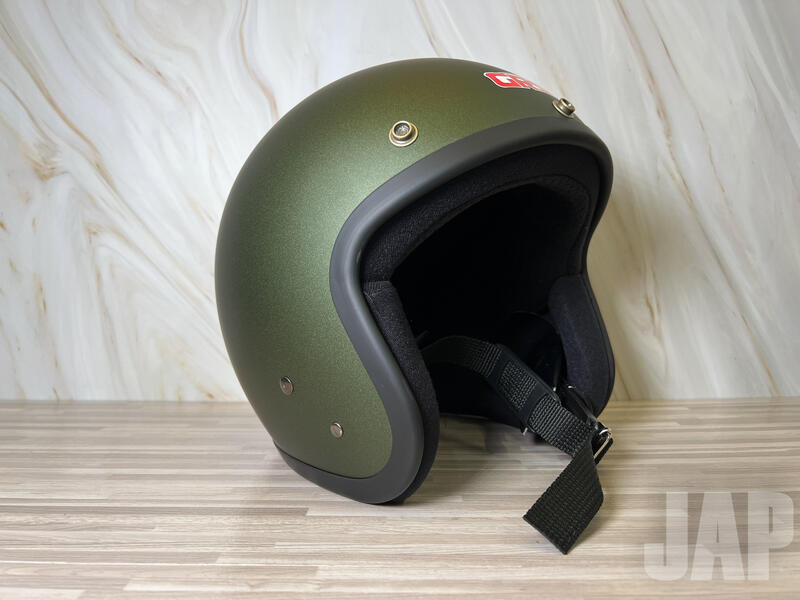 《JAP》GRS 305 消光軍綠 半罩 加大復古騎士 安全帽 輕量 🌟送外鏡片🌟 | 露天市集 | 全台最大的網路購物市集
