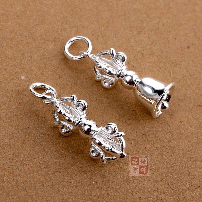 【新品上市】s925純銀108顆佛珠金剛杵金剛鈴兒童吊墜項鏈手串diy配飾精品 露天拍賣 | 露天市集 | 全台最大的網路購物市集