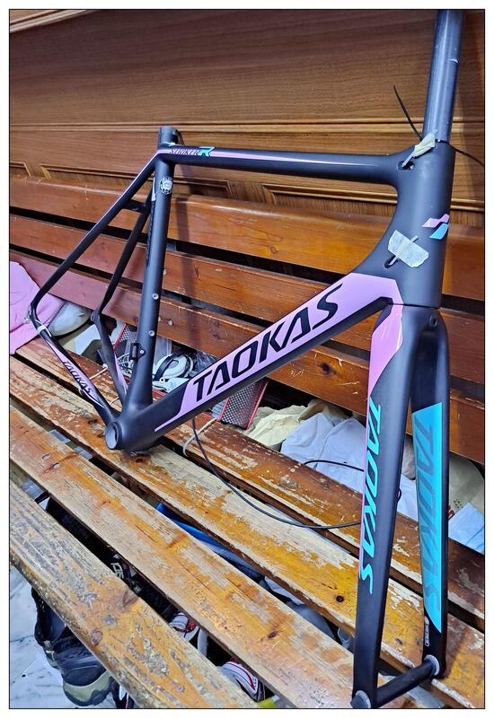 CS~千祥 道卡斯-TAOKAS STRIKER R 碳纖維公路車架組 (黑紫) | 露天市集 | 全台最大的網路購物市集