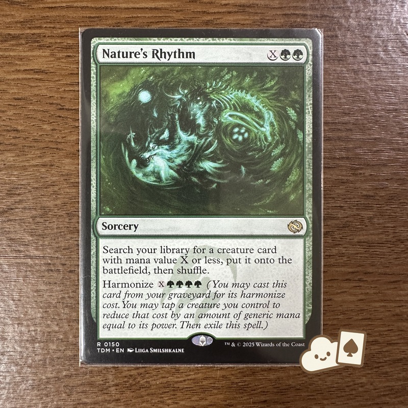 [止云卡舖] Nature's Rhythm (TDM 正閃 普 英文 異圖 無框 Showcase MTG) | 露天市集 | 全台最大的 ...