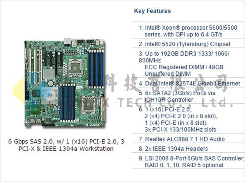【鈞立科技X】SuperMicro(超微) X8DA6 伺服器主機板 (1366L5639X5690) | 露天市集 | 全台最大的網路購物市集