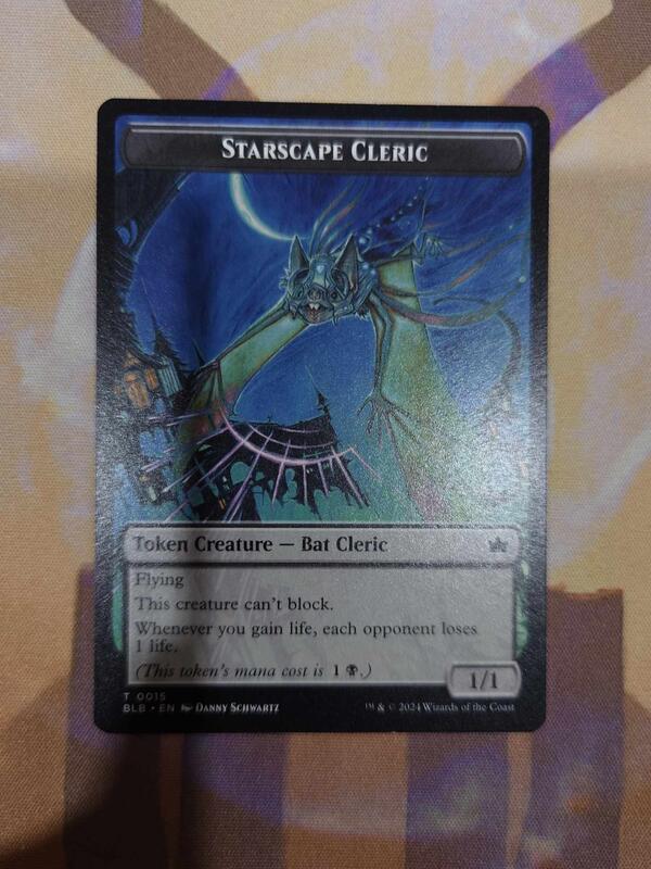 魔法風雲會 斑隆洛 (BLB) Starscape Cleric 015 Token (英文) | 露天市集 | 全台最大的網路購物市集