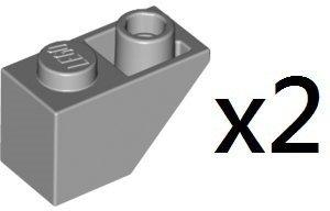 LEGO Light Gray Inverted Slope brick 2x1 45樂高淺灰色反斜磚兩個4211437 | 露天市集 | 全 ...