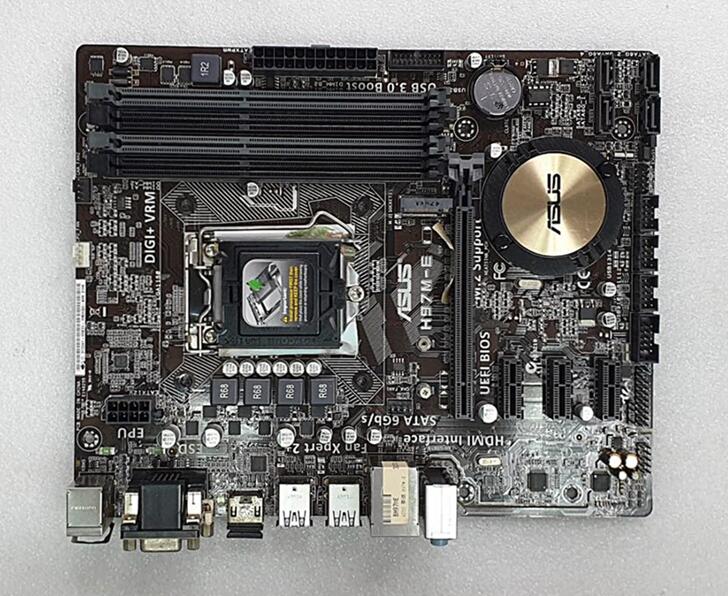 [ 黑歐米 ] 華碩 ASUS H97M-E [ 1150 腳位 • 4代U適用 ] [ 附檔板 ] | 露天市集 | 全台最大的網路購物市集