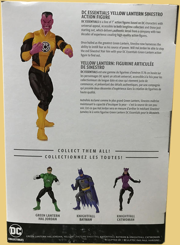 特價出清 全新現貨 美版 DC Essentials Sinestro 聖納托 黃光軍團 綠光戰警 可動人形 | 露天市集 | 全台最大的網路購物市集