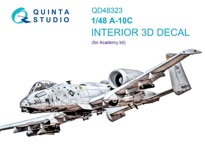 Quinta Studio 1/48 A-10C 美軍疣豬攻擊機 Academy 3D立體浮雕水貼 QD48323 | 露天市集 | 全台最大的網路購物市集