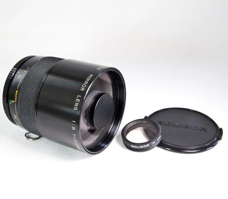 【悠悠山河】*近新品* 非常稀有微距反射鏡 2.5M近拍 SOLIGOR 500MM F8 MC 甜甜圈 可改直上各機種 | 露天市集 | 全 ...