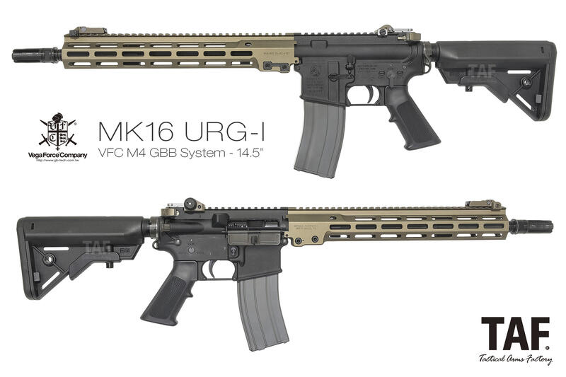 【TAF 暫無庫存】VFC Colt MK16 URGI 14.5吋 V3 DX GBB氣動槍(鋅合金槍機 / 鋼槍機) | 露天市集 | 全台最大的網路購物市集