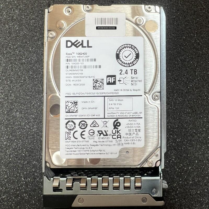 浩然 Dell ST2400MM0159 2.4T SAS 10K 2.5 12GB 0RWR8F 01D0F5 | 露天市集 | 全台最大的 ...