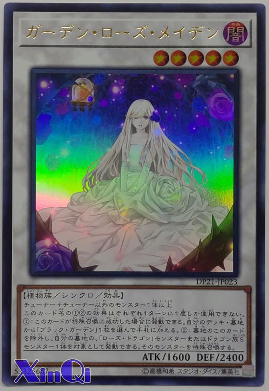 【Xin Qi】遊戲王 DP21-JP023 花園薔薇少女 (金亮) 韓質初期白邊 | 露天市集 | 全台最大的網路購物市集