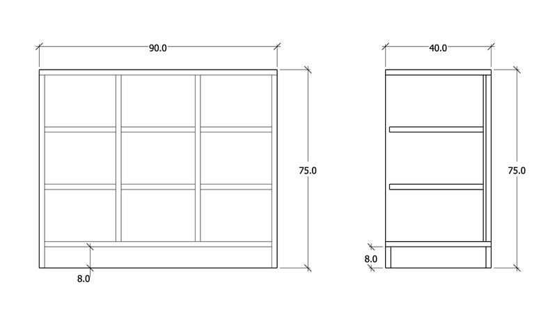 九格開放櫃三組/系統櫃訂製/E1,E0,V313/DIY組裝 | 露天市集 | 全台最大的網路購物市集