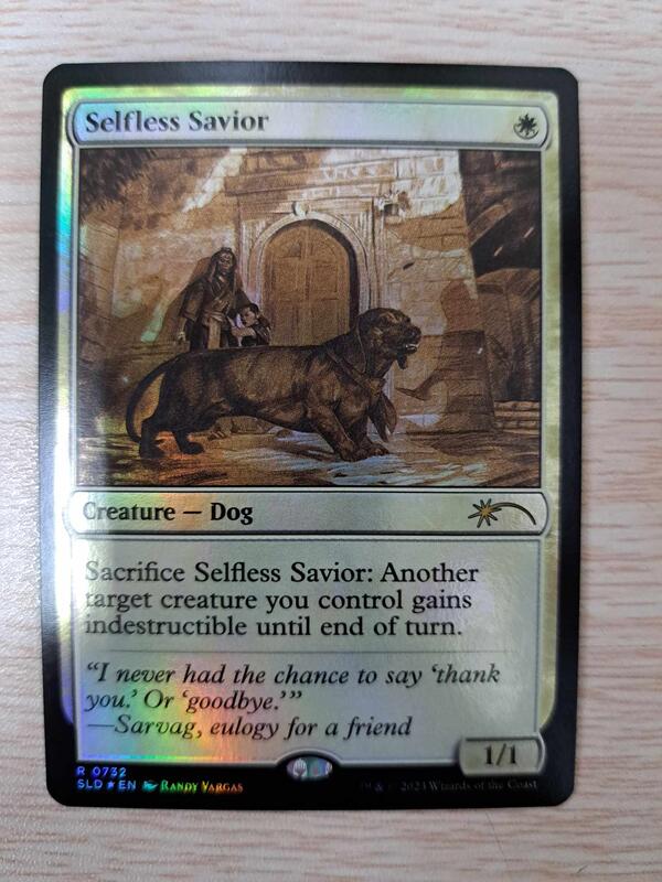 [ALG卡牌專門] SLD 秘密巢穴 Foil Selfless Savior 無私救助犬 英文 閃卡 | 露天市集 | 全台最大的網路購物市集