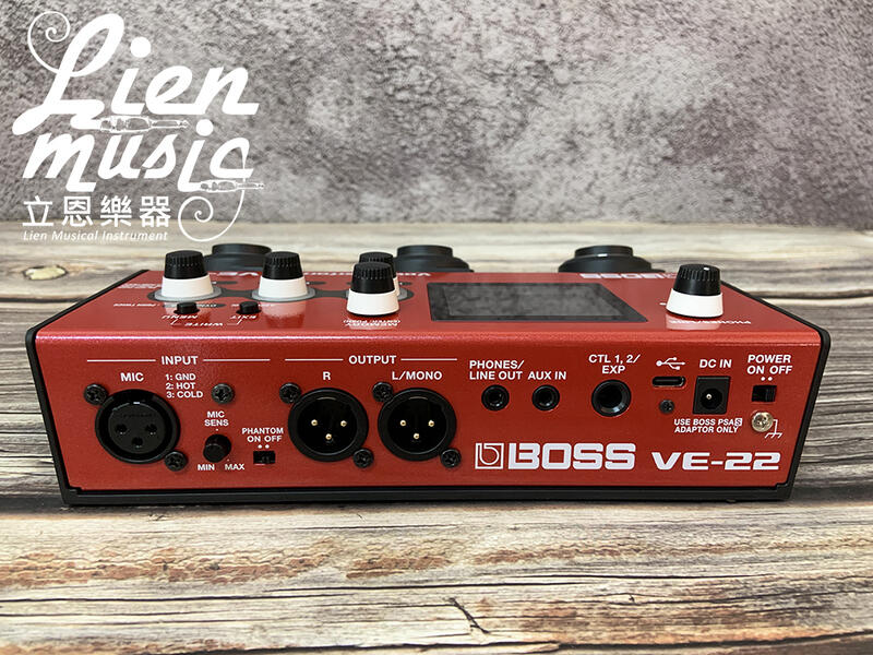 立恩樂器 效果器專賣》BOSS VE-22 VOCAL PERFORMER 人聲效果器 VE22 主唱 | 露天市集 | 全台最大的網路購物市集