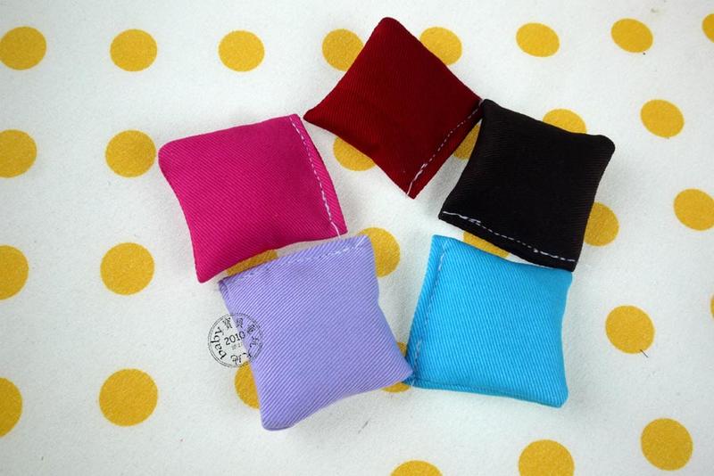 【寶貝童玩天地】【HO64-5】童玩沙包 台灣製 1組(5個小沙包) 5色款 - 方形 素色 | 露天市集 | 全台最大的網路購物市集