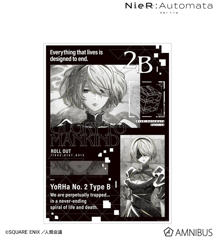 【高雄冠軍】4月預購 AMNIBUS 尼爾 自動人形 NieR Ani-Art黑標 A3海報 2B 免訂金1202⚫ | 露天市集 | 全台最大的網路購物市集