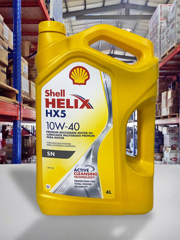 『油工廠』SHELL HELIX HX5 SN 10W40 10W-40 機油 日系車 4L | 露天市集 | 全台最大的網路購物市集