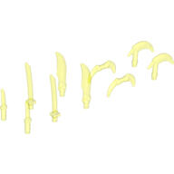 全新LEGO樂高透明霓虹綠色武器組【37341】5項，每項兩個，共10個 (F4) 6288402 | 露天市集 | 全台最大的網路購物市集