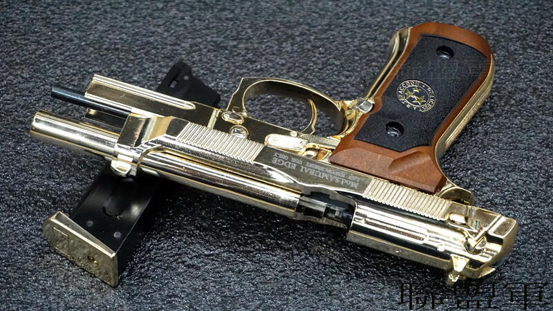 【聯盟軍 生存遊戲專賣店】BELL M9 / M9A1 惡靈古堡版 全金屬 瓦斯手槍 土豪金色 附槍盒 免運費 | 露天市集 | 全台最大的 ...