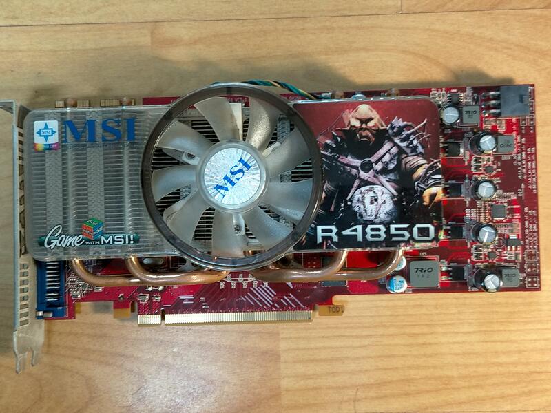 E.PCI-E顯示卡-微星R4850 (MS-V153)1G 256bit DDR3 2560x1600 直購價120 | 露天市集 | 全台 ...