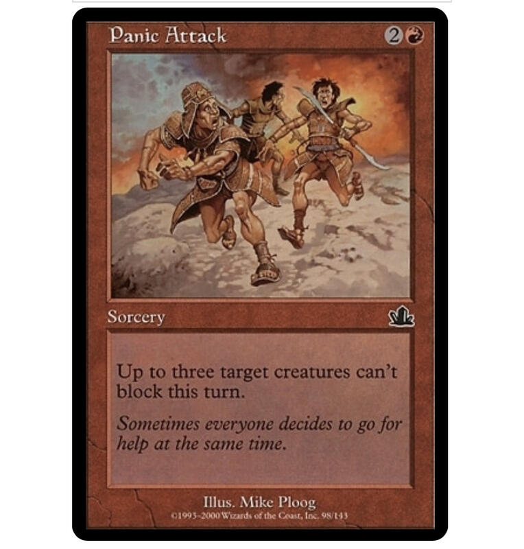 魔法部屋MTG單卡售PCY 預言 Panic Attack 【英文+繁體中文NM】 | 露天市集 | 全台最大的網路購物市集