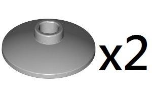 LEGO Light Gray Round Dish Radar 2x2 樂高淺灰色 圓形圓盤雷達 2個 4211512 | 露天市集 | 全 ...