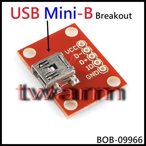 德源含稅）現貨＊Sparkfun Breakout Board for USB Mini-B轉接板（BOB-09966） | 露天市集 | 全台最大的網路購物市集