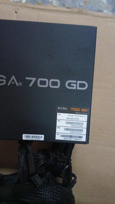 售 艾維克(EVGA) 700GD 700瓦 電源供應器 @12CM風扇@ 80PLUS | 露天市集 | 全台最大的網路購物市集