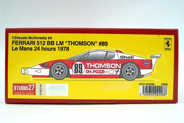 STUDIO27 1/24 FERRARI 512 BB THOMSON #89 Le Mans 1978 kit | 露天市集 | 全台最大 ...