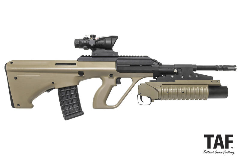 【TAF 暫無庫存】GHK AUG A2 GBB with M203榴彈發射器 (沙色 FDE 限量版) | 露天市集 | 全台最大的網路購物市集