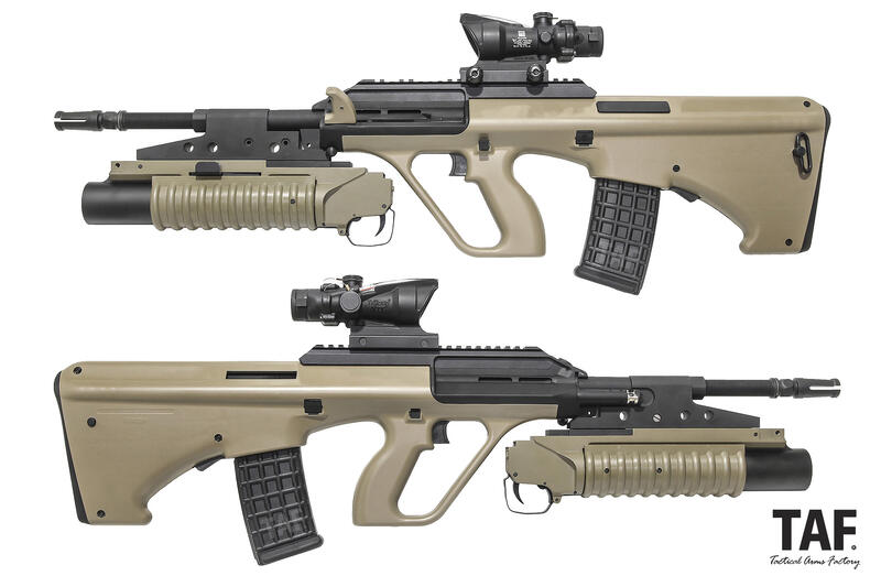 【TAF 暫無庫存】GHK AUG A2 GBB with M203榴彈發射器 (沙色 FDE 限量版) | 露天市集 | 全台最大的網路購物市集