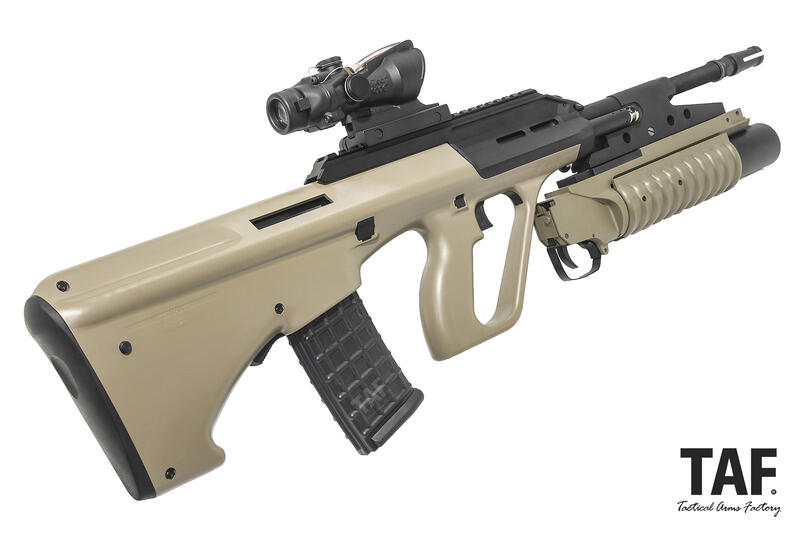 【TAF 暫無庫存】GHK AUG A2 GBB with M203榴彈發射器 (沙色 FDE 限量版) | 露天市集 | 全台最大的網路購物市集