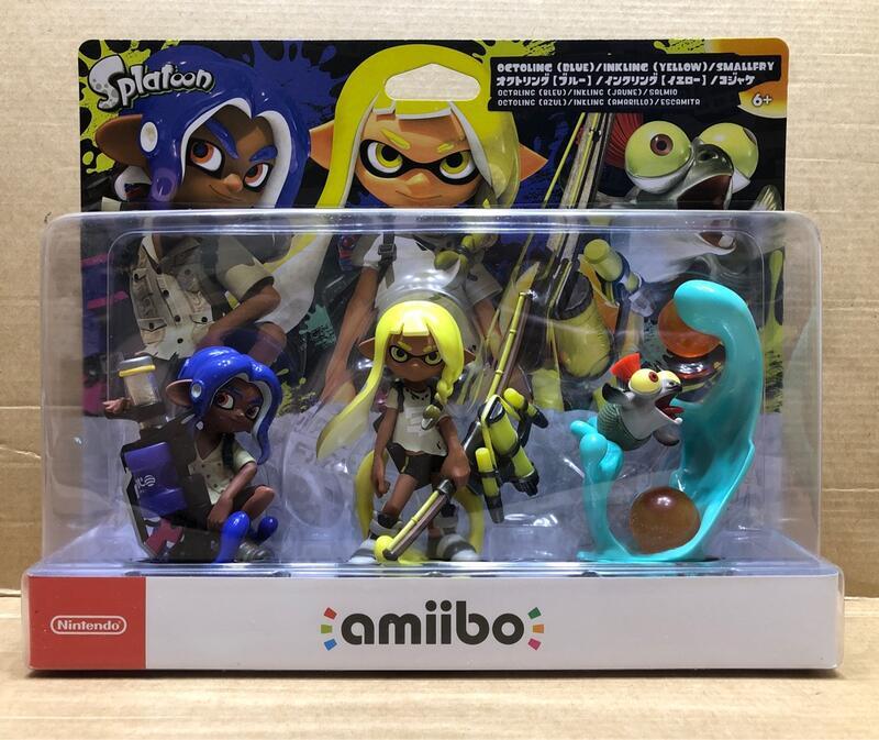 (現貨) Switch 斯普拉遁3 amiibo 3入組 (魷魚族、章魚圈、小鮭魚) 日版 全新未拆封 | 露天市集 | 全台最大的網路購物市集