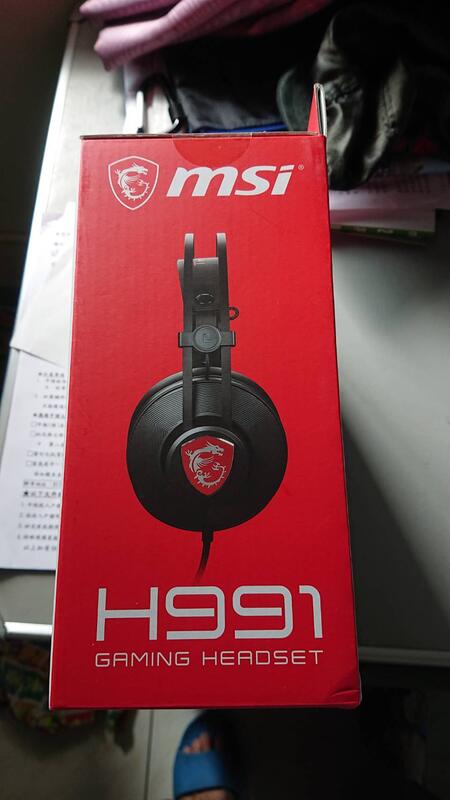 【全新】全新 MSI微星 H991 GAMING HEADSET 電競耳機/有線耳機/耳麥/耳機麥克風/耳罩式 全新盒裝 | 露天市集 | 全 ...