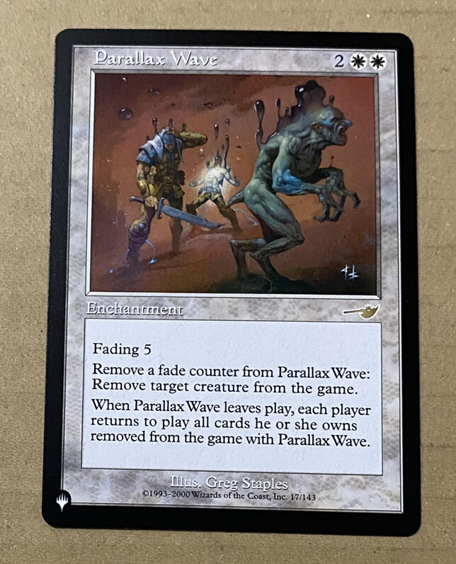 MTG Parallax wave 普 英文版 | 露天市集 | 全台最大的網路購物市集