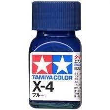 【TAMIYA X-4】油性 亮光 琺瑯 模型漆 手工藝 藍色 10ml | 露天市集 | 全台最大的網路購物市集