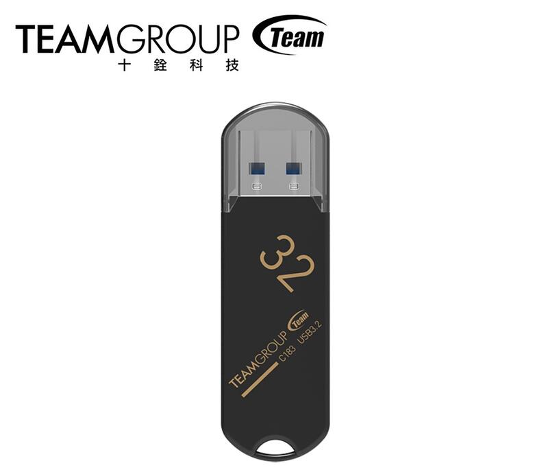 《Sunlink》Team十銓科技 C183 USB3.2簡約風隨身碟-黑色 32GB | 露天市集 | 全台最大的網路購物市集