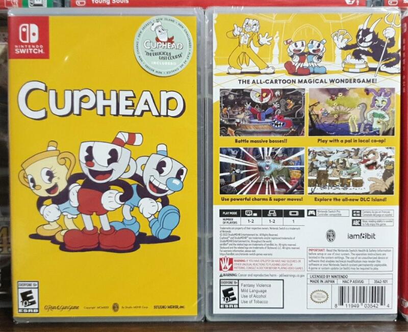 【全新現貨】NS Switch遊戲 Cuphead 茶杯頭 中文版 美版封面 ESRB (支援 簡體中文) | 露天市集 | 全台最大的網路購物市集